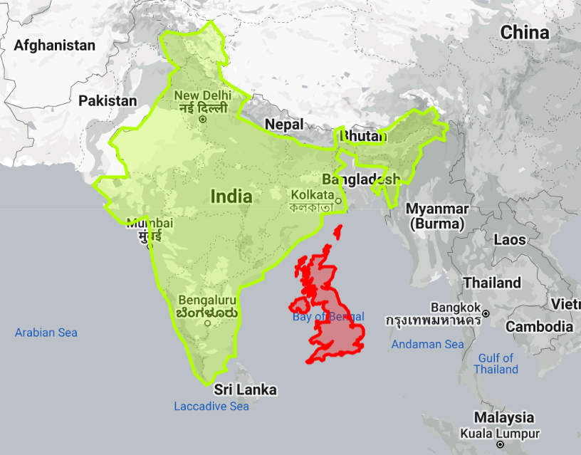 What are the real sizes of countries? - CityMonitor